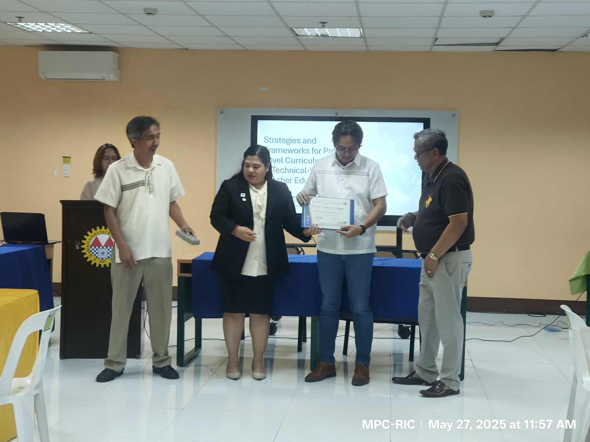 2-day Seminar and Writeshop on Curriculum Review and Revision of BTVTEd ...
